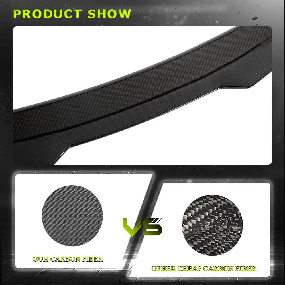 Audi A3 S Line S3 8V Dry Carbon Fiber Trunk Boot Spoiler | Rear, Wing ...