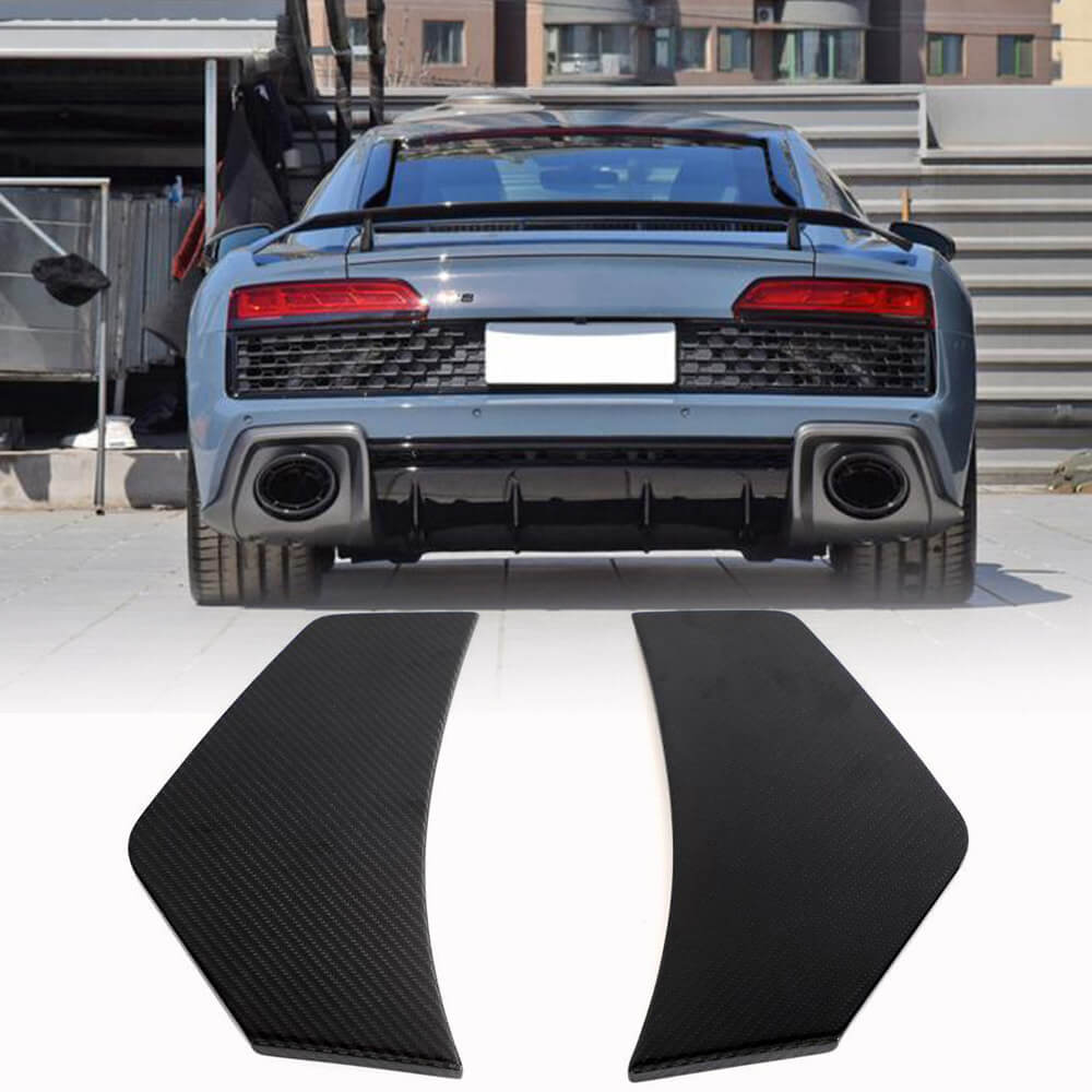 Audi R8 Carbon Fiber Rear Bumper Air Vent Fins | Aerodynamic Mods