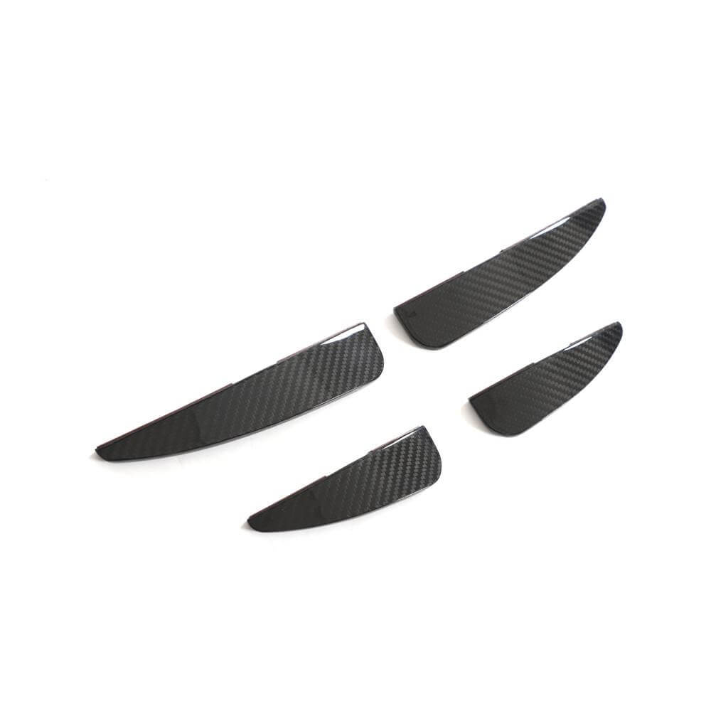 Audi R8 V10 Dry Carbon Fiber Front Bumper Air Vent Fins | Retrofit ...