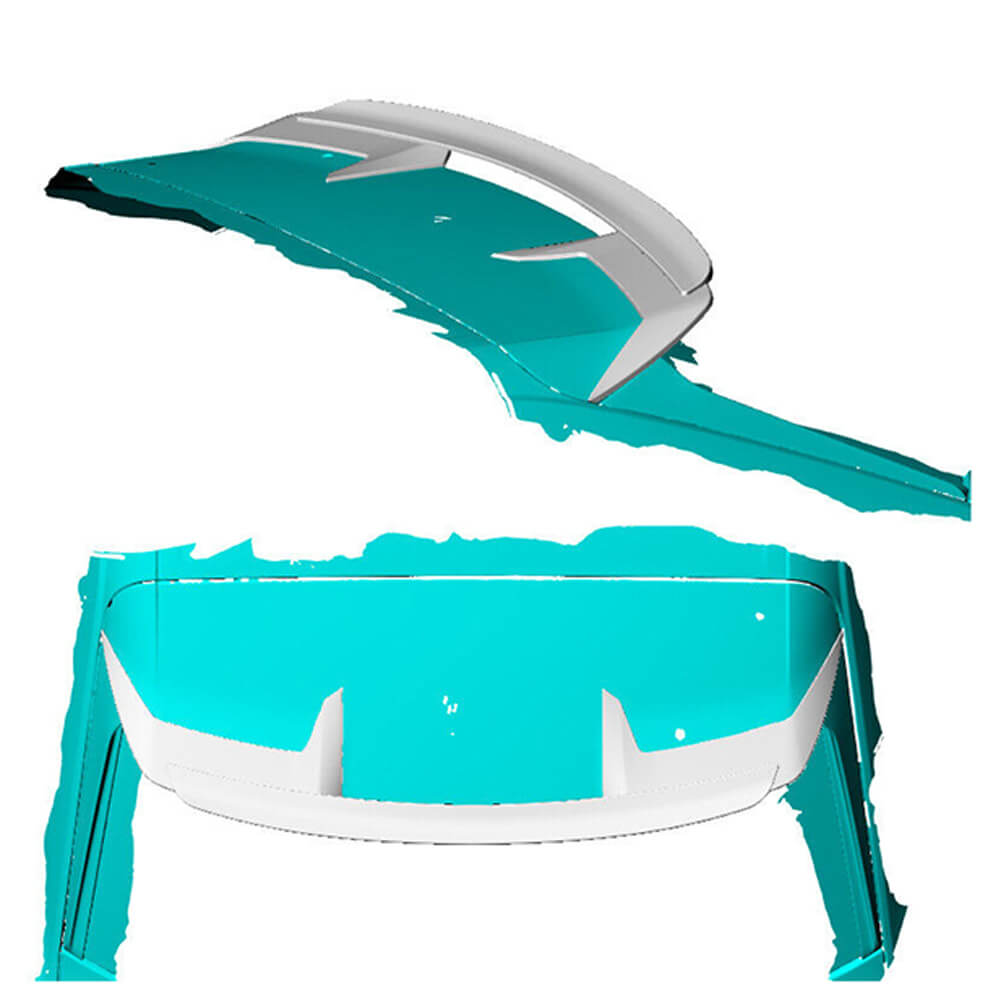 Get Audi RSQ8 RS Q8 Rear Window Spoiler | Carbon Fiber Parts for Audi