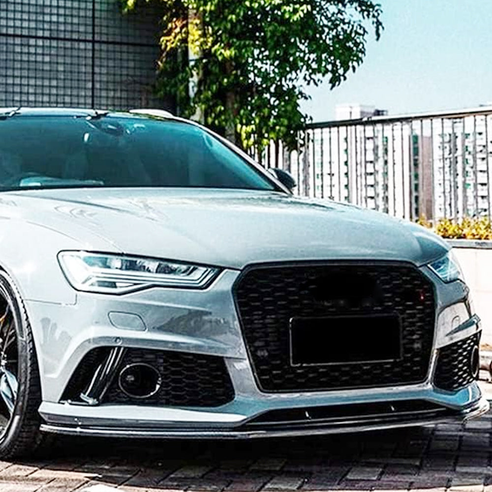 Audi RS6 Carbon Fiber Front Bumper Lip | Custom Audi Body Kit