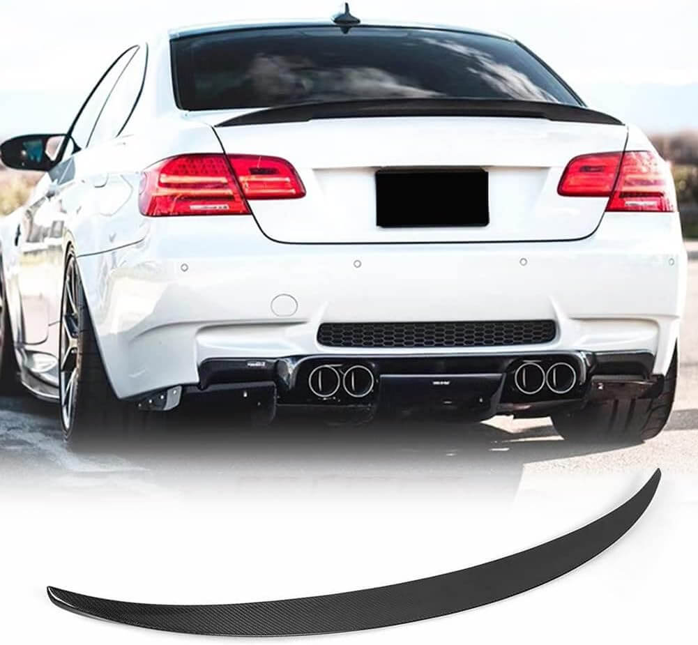 BMW E92 330i Carbon Fiber Rear Trunk Spoiler Wing Lip | Exterior Mods ...