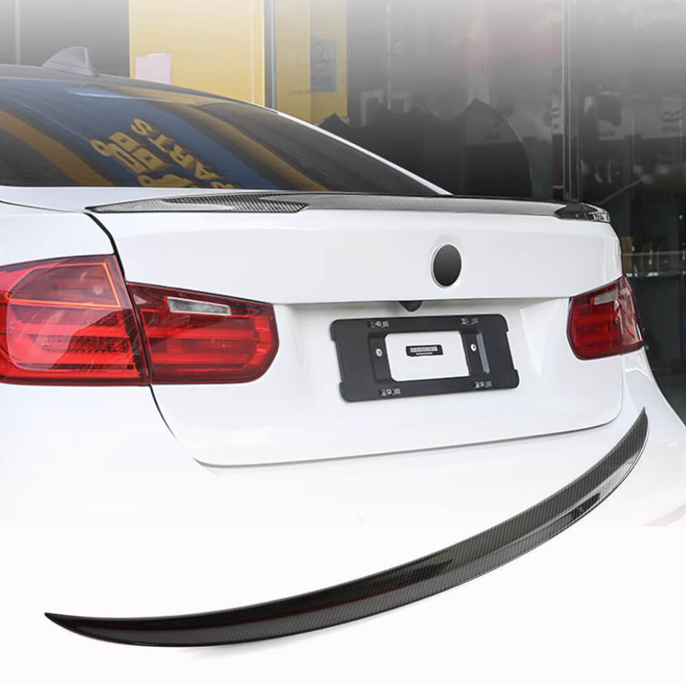 Get BMW F30 F35 F80 M3 Rear Trunk Wing Spoiler | Carbon Fiber Part for BMW