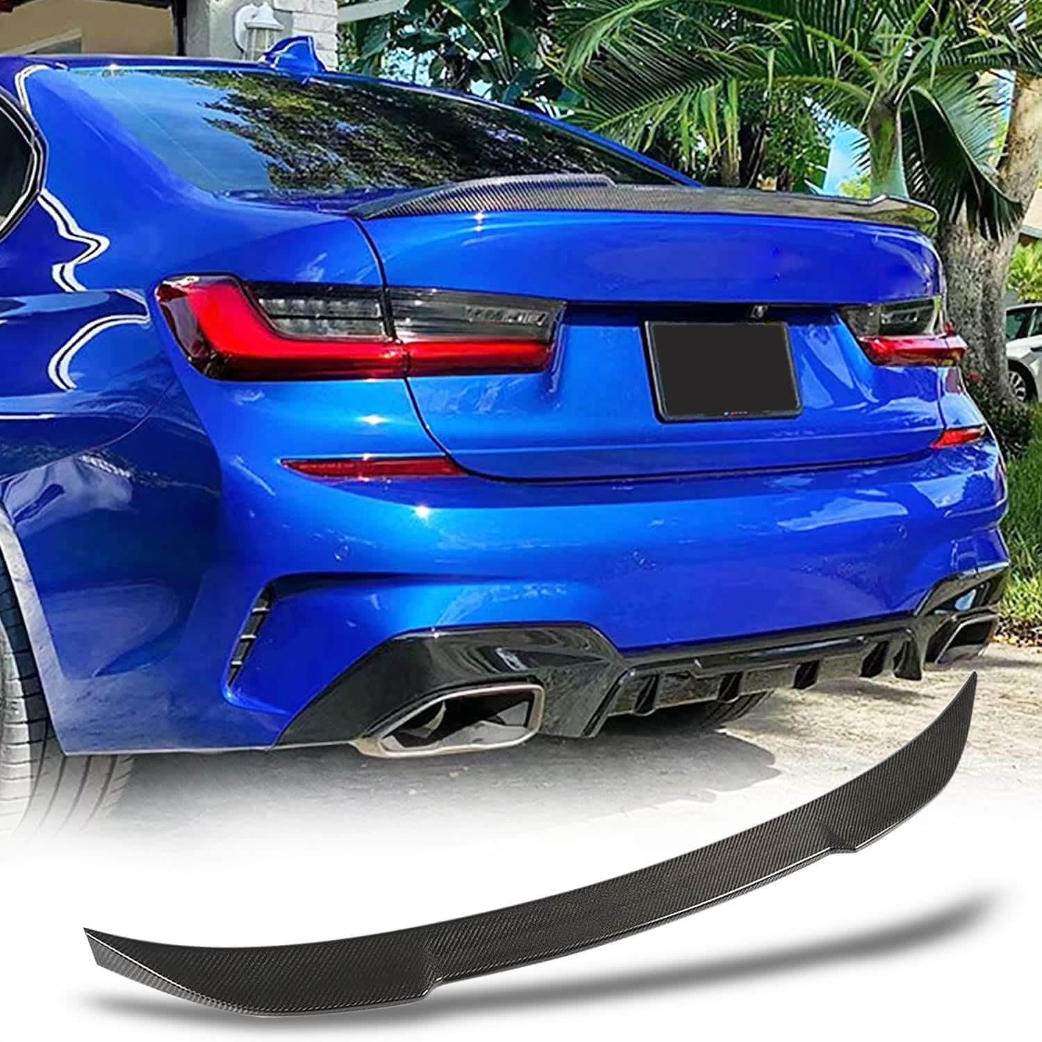 M340i Carbon Fiber Spoiler Fits 2019-2024 BMW 3-Series G20 330i M340i ...