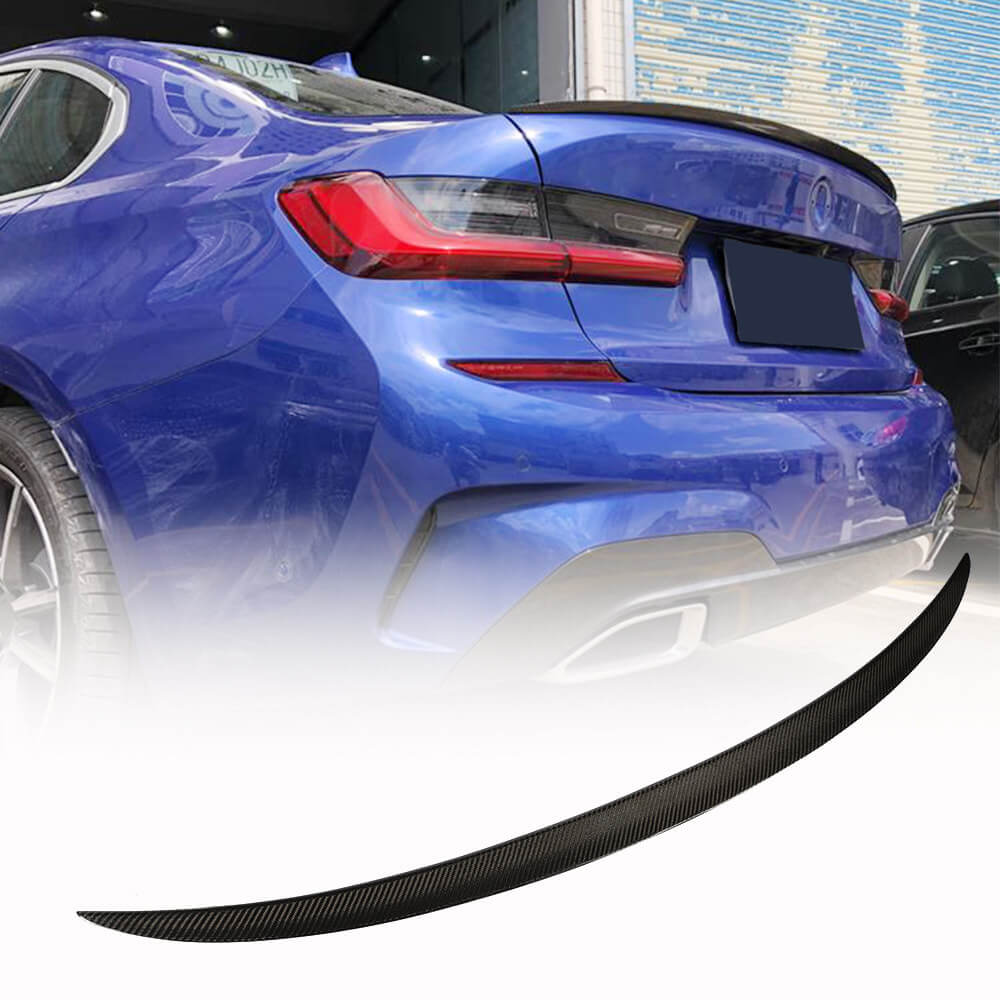 BMW G20 M340i G80 M3 Carbon Fiber Rear Trunk Spoiler | Exterior Mods ...