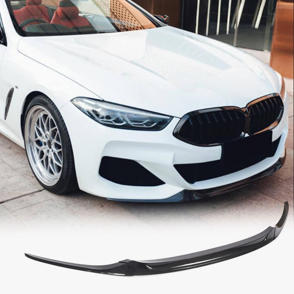 BMW G14 G15 G16 840i M850i Dry Carbon Fiber Front Bumper Lip Spoiler ...