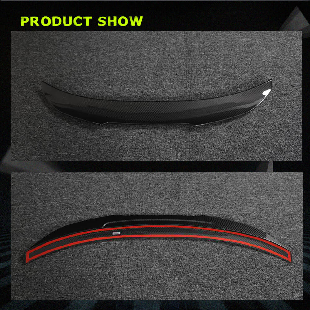 BMW F82 M4 Dry Carbon Fiber Rear Spoiler Wing | PSM Style Trunk Boot ...