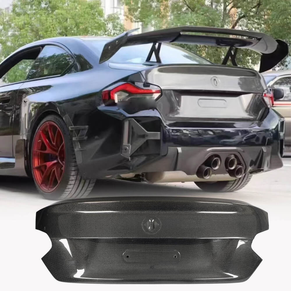 BMW G87 M2 Carbon Fiber Trunk Lid Cover | Exterior Mods – Ahacarbon