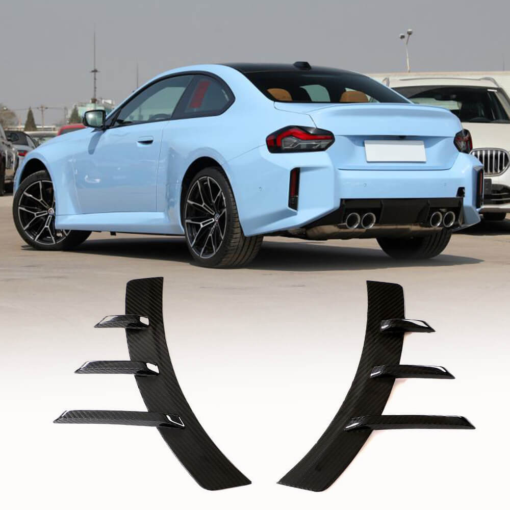 BMW G87 M2 Carbon Fiber Rear Bumper Air Vent Fins | Aerodynamic Mods ...