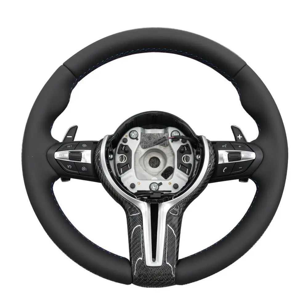 BMW Universal M3 M4 F30 F10 F15 F16 Leather Car Steering Wheel Full Set ...