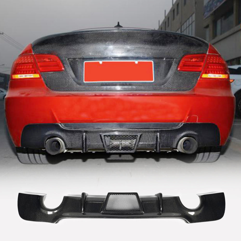 BMW E92 E93 M Tech Carbon Fiber Rear Diffuser