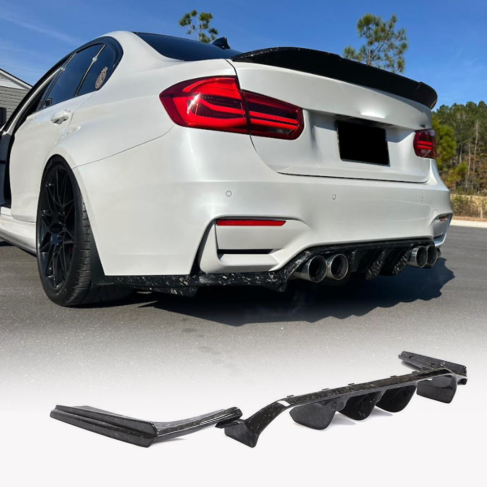 BMW F80 M3 F82 M4 Carbon Fiber Rear Bumper Diffuser Lip | Upgrade your ...