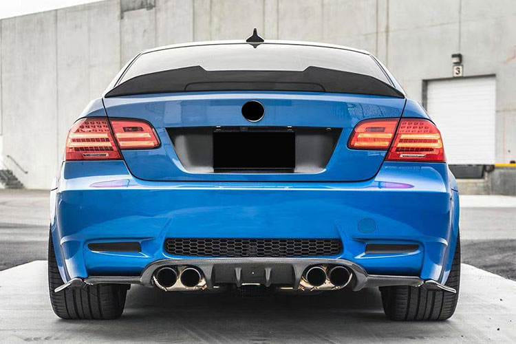 BMW 3 Series E92 M3 Carbon Fiber Rear Trunk Spoiler Wing | PSM Style ...