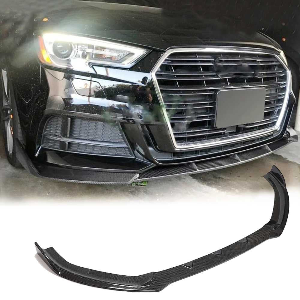 Audi S3 A3 Sline 8V.5 Carbon Fiber Front Lip Spoiler | Exterior Mods ...