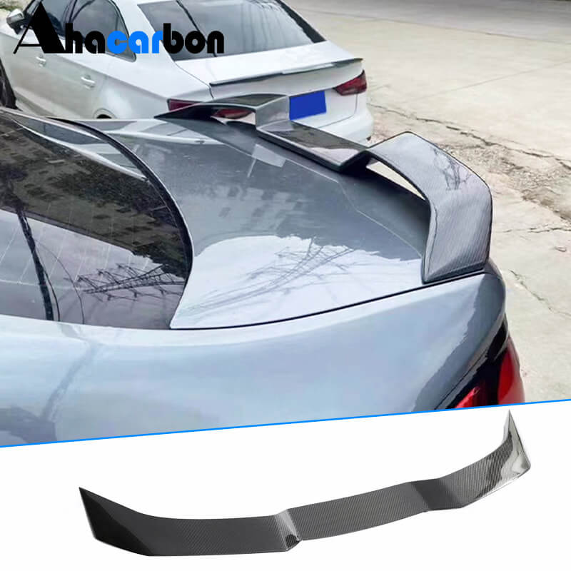 BMW 4 Series G26 i4 Carbon Fiber Trunk Boot Spoiler & Rear Wing Lip