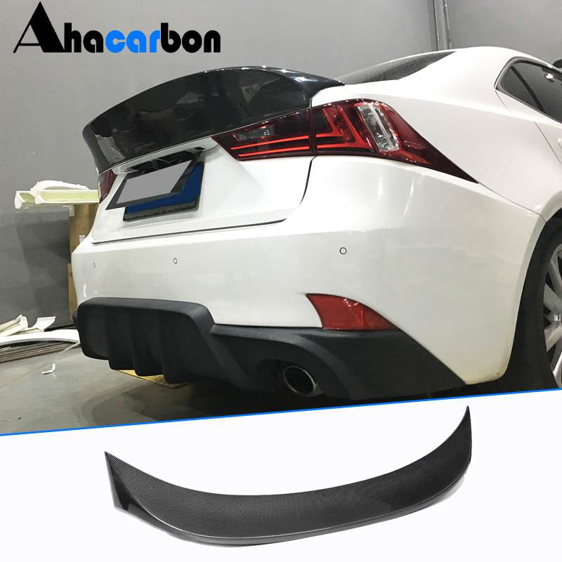 Lexus IS F Carbon Fiber Rear Trunk Spoiler Wing Lip | Exterior Mods