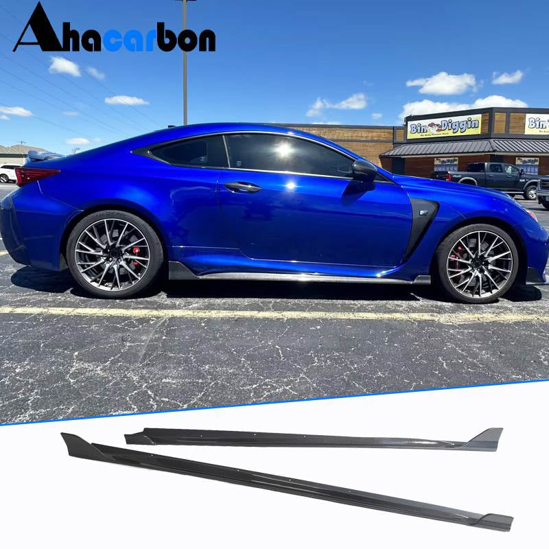 Lexus RCF RC-F Carbon Fiber Side Skirts Extension | Exterior Mods ...
