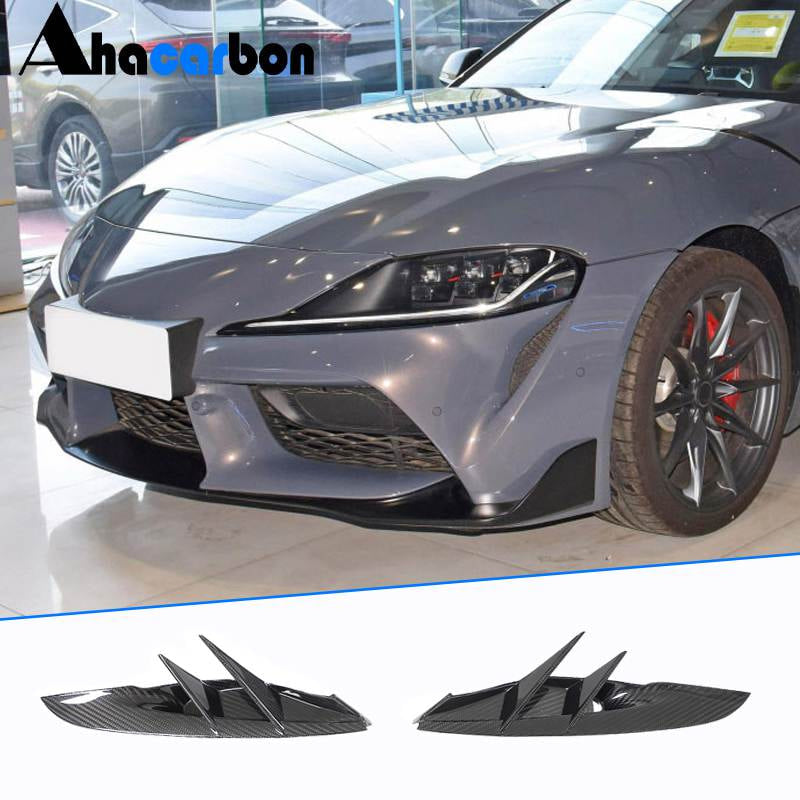 Toyota Supra GR A90 A91 MK5 20UP Prepreg Dry Carbon Front Bumper Air ...