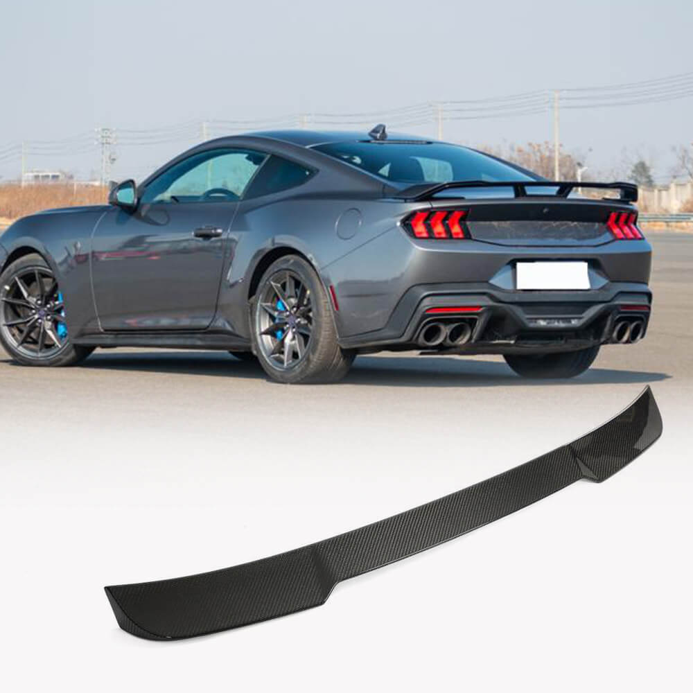 Ford Mustang Dark Horse Carbon Fiber Rear Roof Spoiler | Rear, Wing & Lip