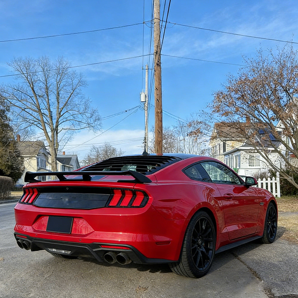 Ford Mustang GT Dark Horse Glossy Black ABS Rear Trunk Spoiler