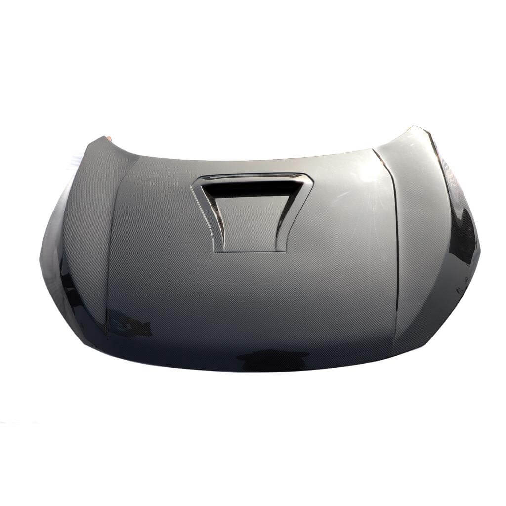 Honda Civic 10th Sedan 2016 2017 Front Engine Bonnet Cover Carbon Fibe