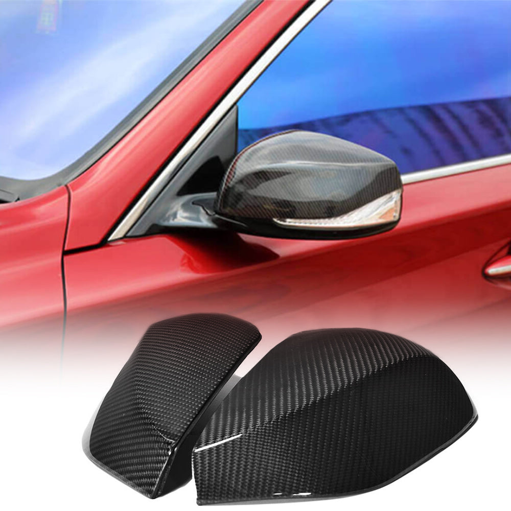 Infiniti Q50 Q50S Q60 Q60S Carbon Fiber Mirror Cover Caps
