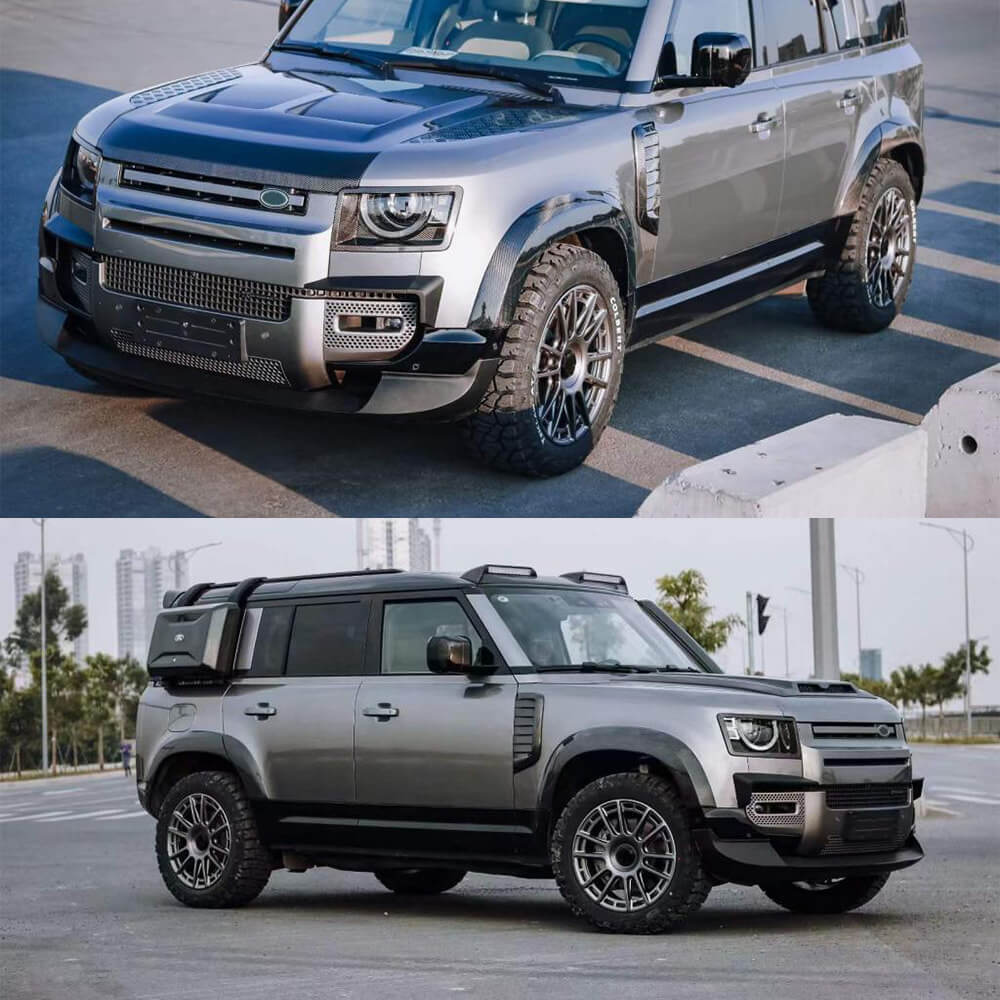 Land Rover Defender 90/110/130 Carbon Fiber Wheel Arch Flares ...