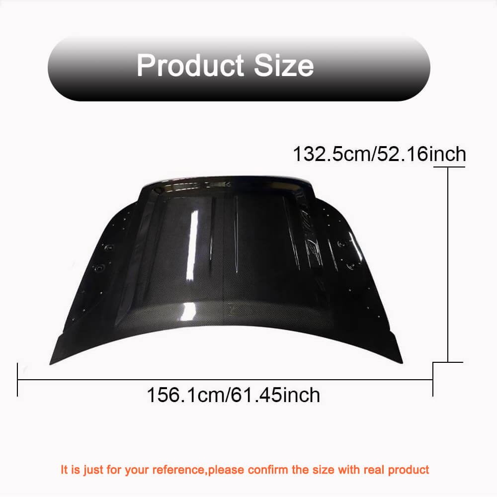 Land Rover Defender L663 110 Dry Carbon Fiber Engine Bonnet Hood Cover ...