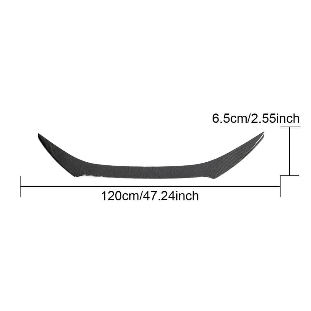 Lexus RCF Carbon Fiber Rear Trunk Spoiler Wing Lip | Exterior Mods