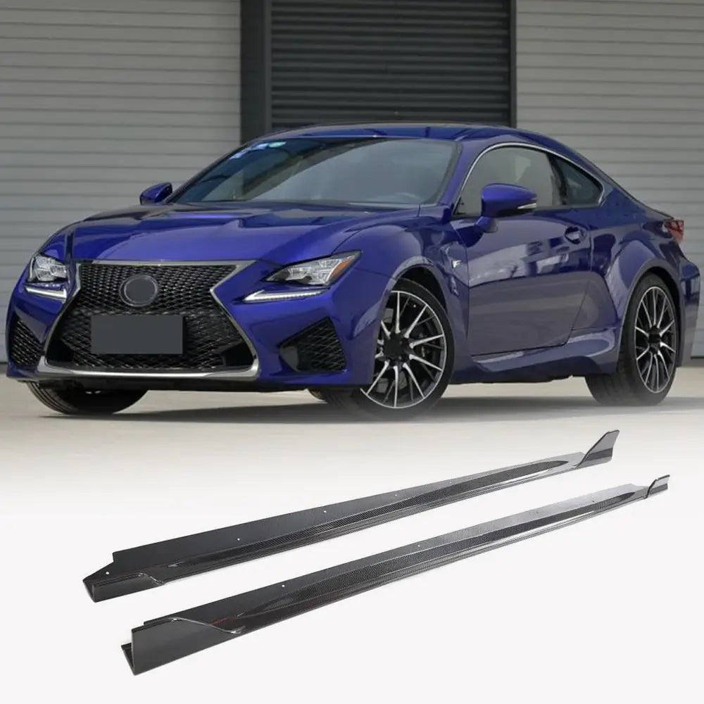 Lexus RCF RC-F Carbon Fiber Side Skirts Extension | Exterior Mods ...
