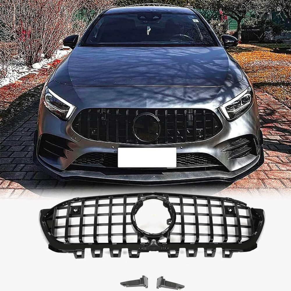 Get Benz W177 Glossy Black Front Bumper Grille