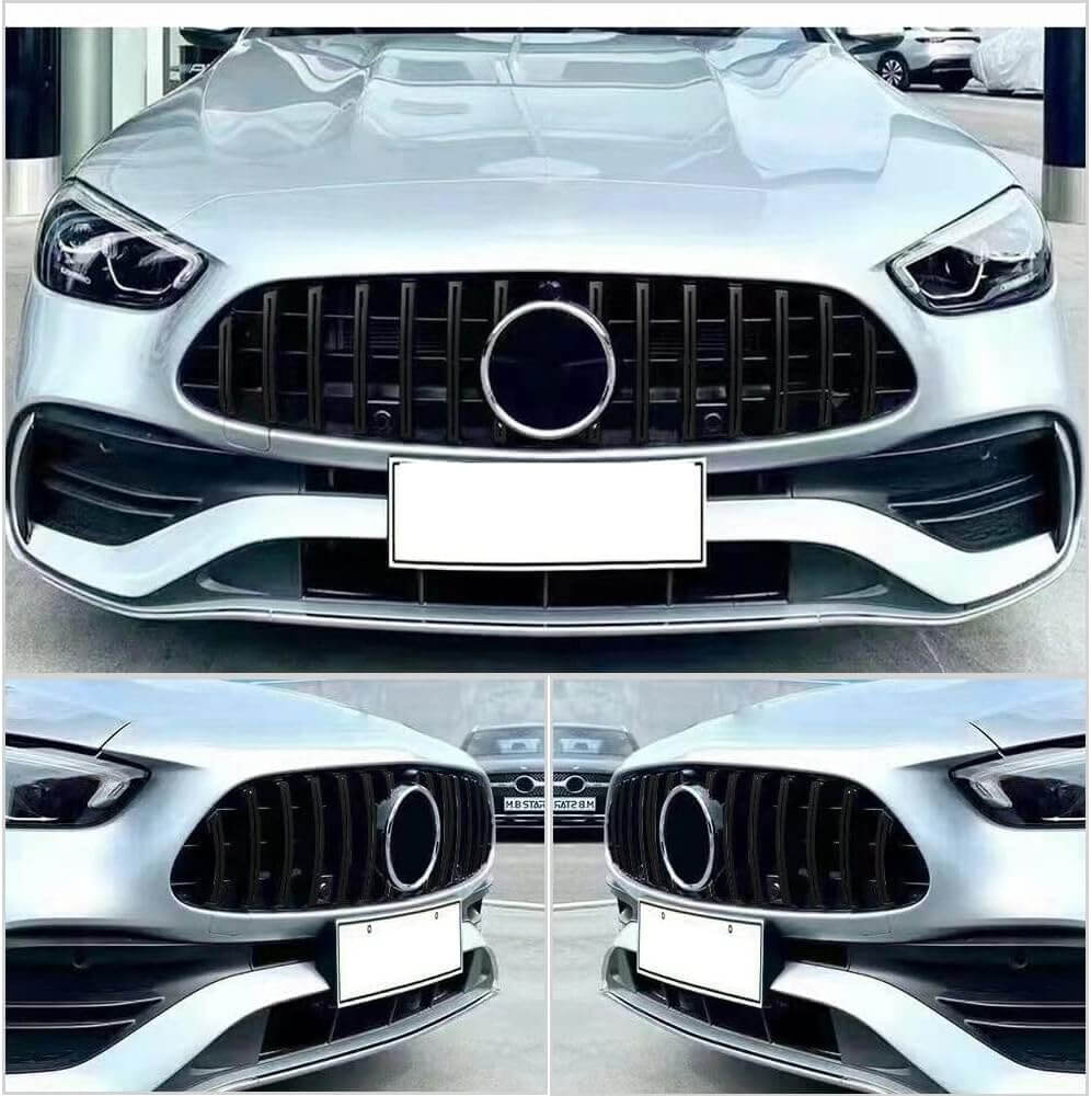 Get Benz W206 C200 C300 Glossy Black Front Bumper Grille