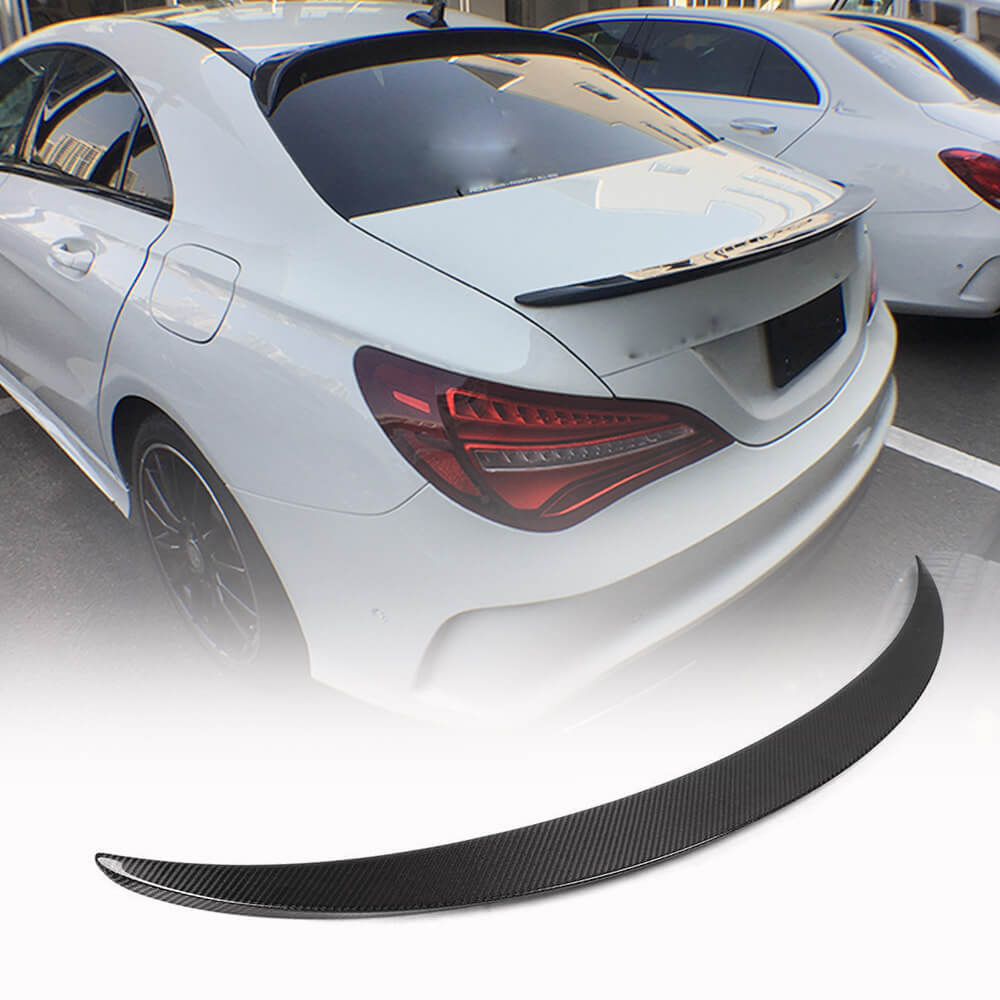 Mercedes Benz W117 C117 Carbon Fiber Trunk Spoiler | Rear, Wing & Lip ...