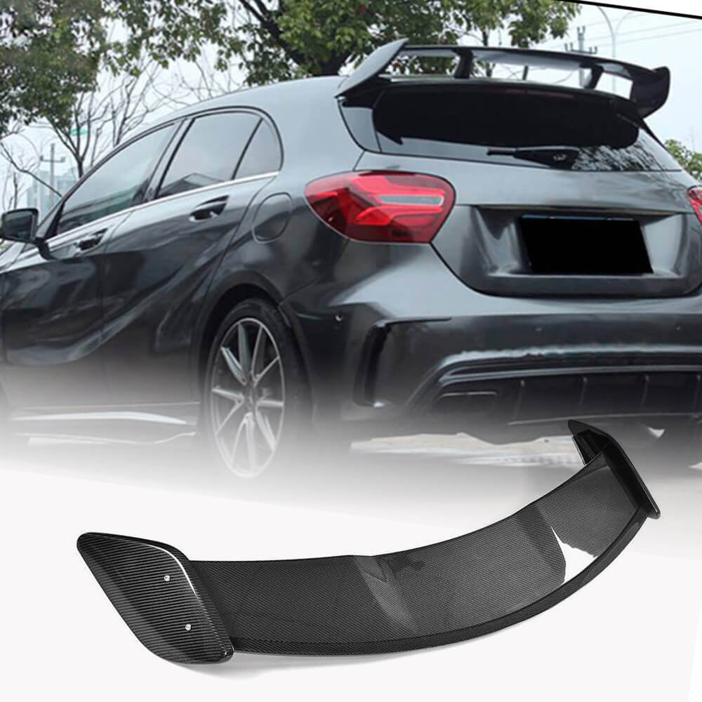 Mercedes Benz W176 A45 Carbon fiber Roof Spoiler Rear Window Wing Lip