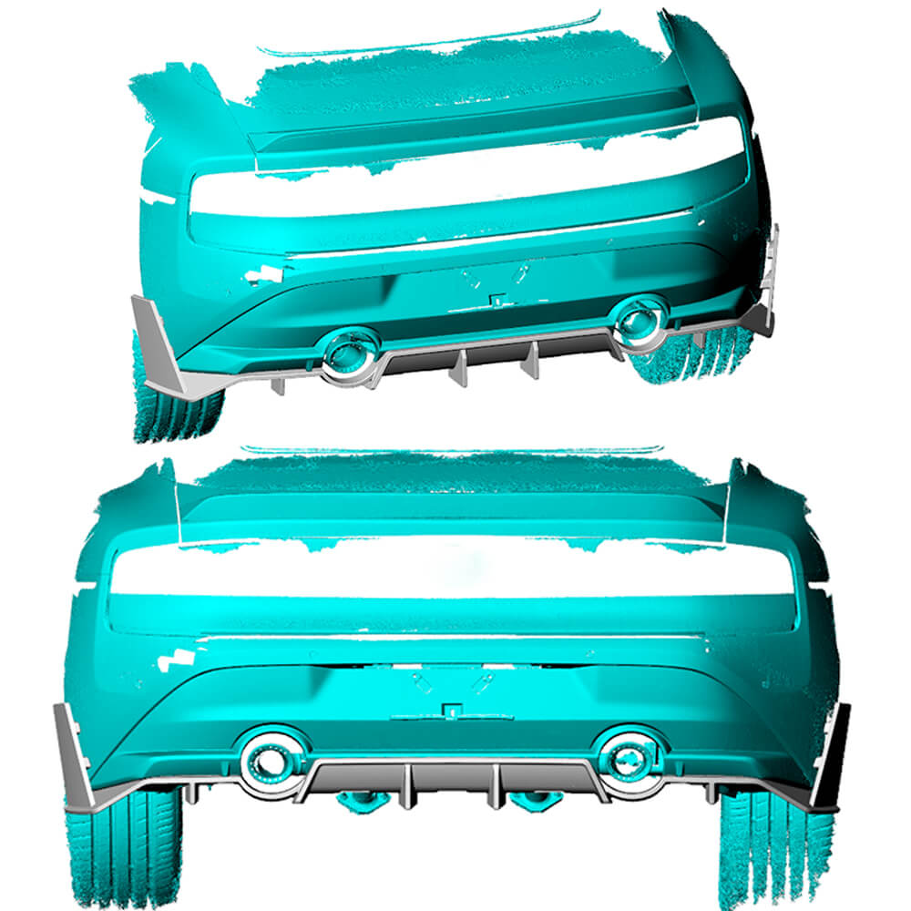 Nissan 400Z Dry Carbon Fiber Rear Bumper Diffuser Lip | Exterior ...