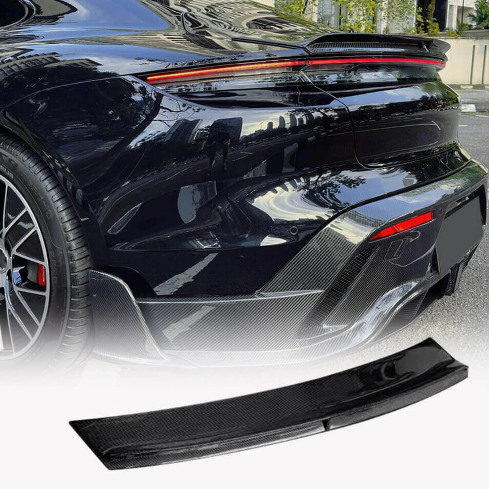 Porsche Taycan Turbo S 9J1 Carbon Fiber Rear Trunk Spoiler | Rear, Wing ...