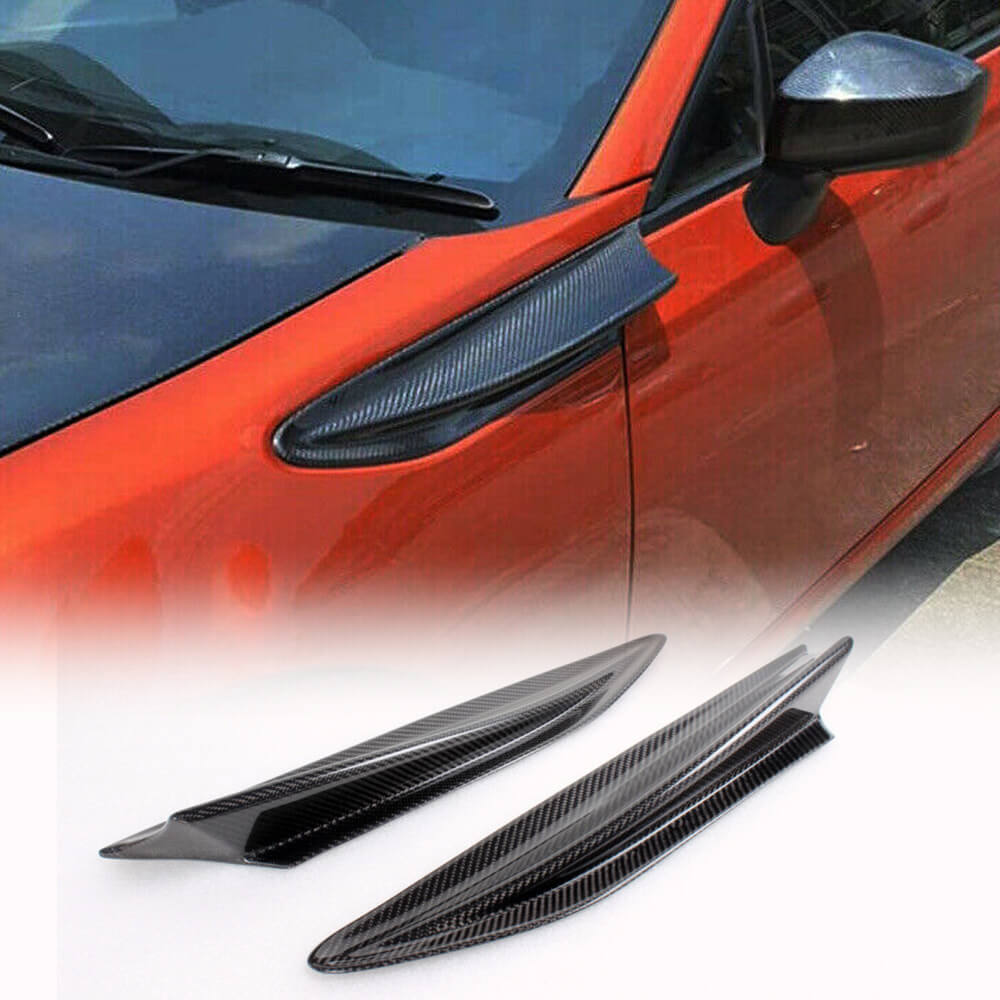 Subaru BRZ Toyota GT86 Carbon Fiber Air Fender Vents Side Aero Fins ...