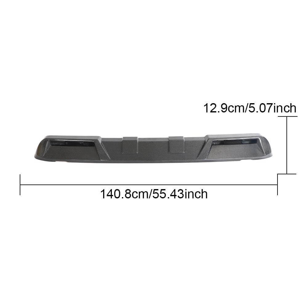 Ford BRONCO Genuine Carbon Fiber Front Roof Spoiler| Custom, Factory Outlet
