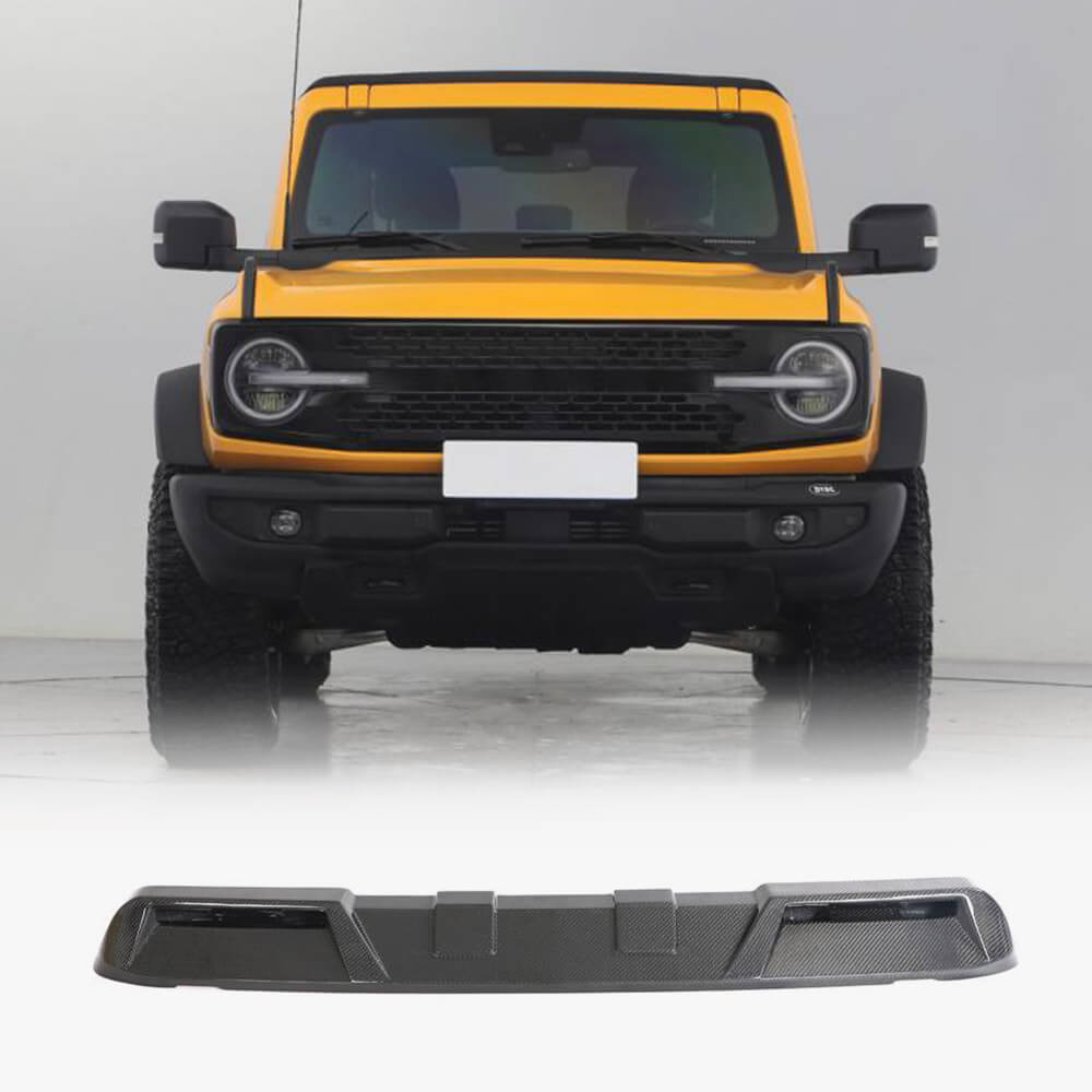 Ford BRONCO Genuine Carbon Fiber Front Roof Spoiler| Custom, Factory ...