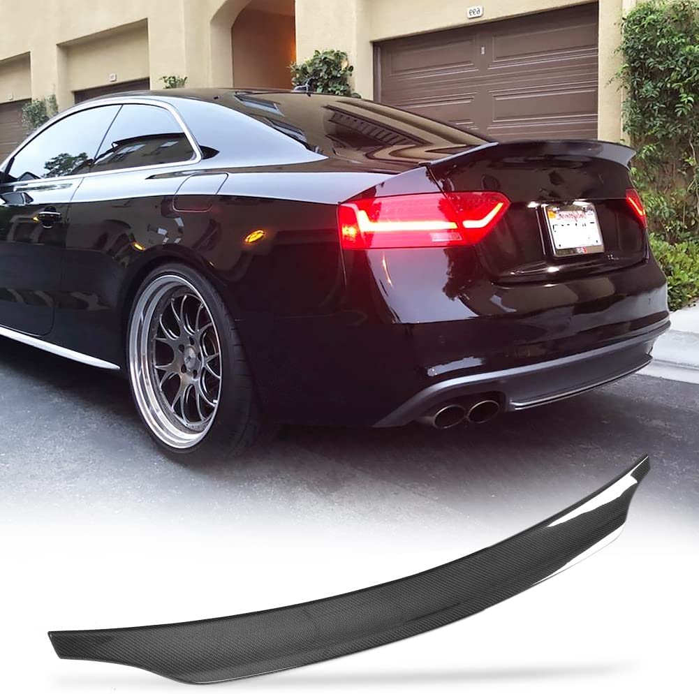 Audi S4 B8.5 Carbon Fiber Rear Trunk Boot Spoiler Wing Lip | Factory