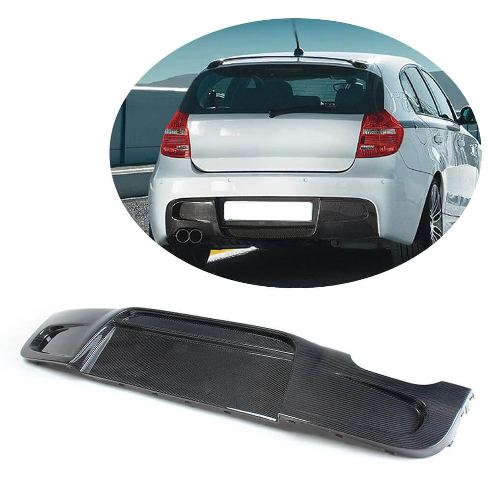 BMW E87 M Sport Carbon Fiber Rear Bumper Diffuser