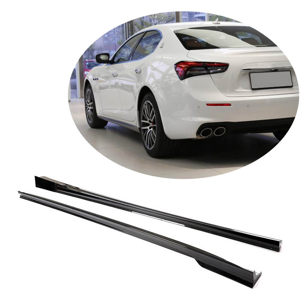 Maserati Ghibli M157 Dry Carbon Side Skirts Extension | Exterior Mods
