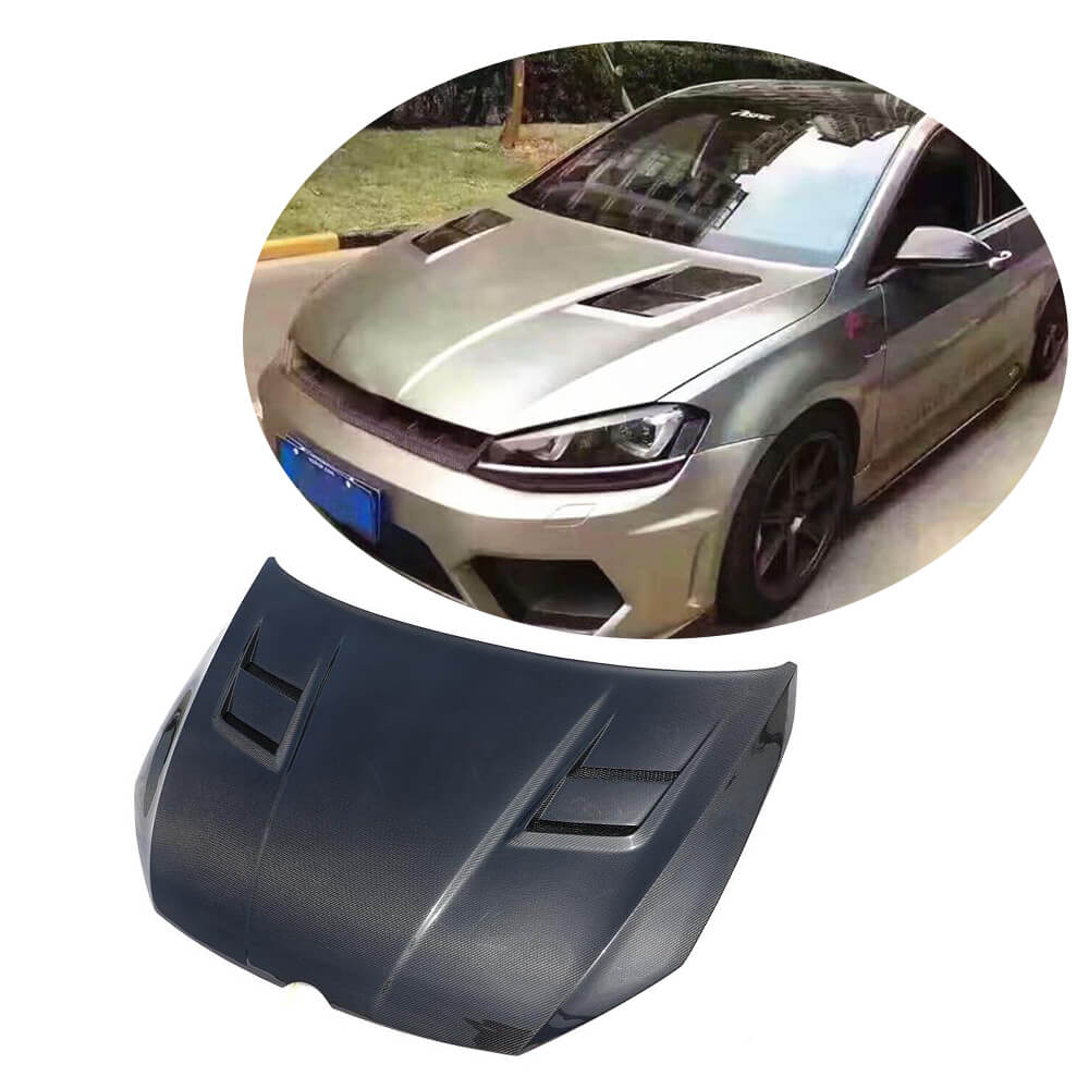 Get Volkswagen Golf 7 Engine Bonnet Hood Cover | Carbon Fiber for VW