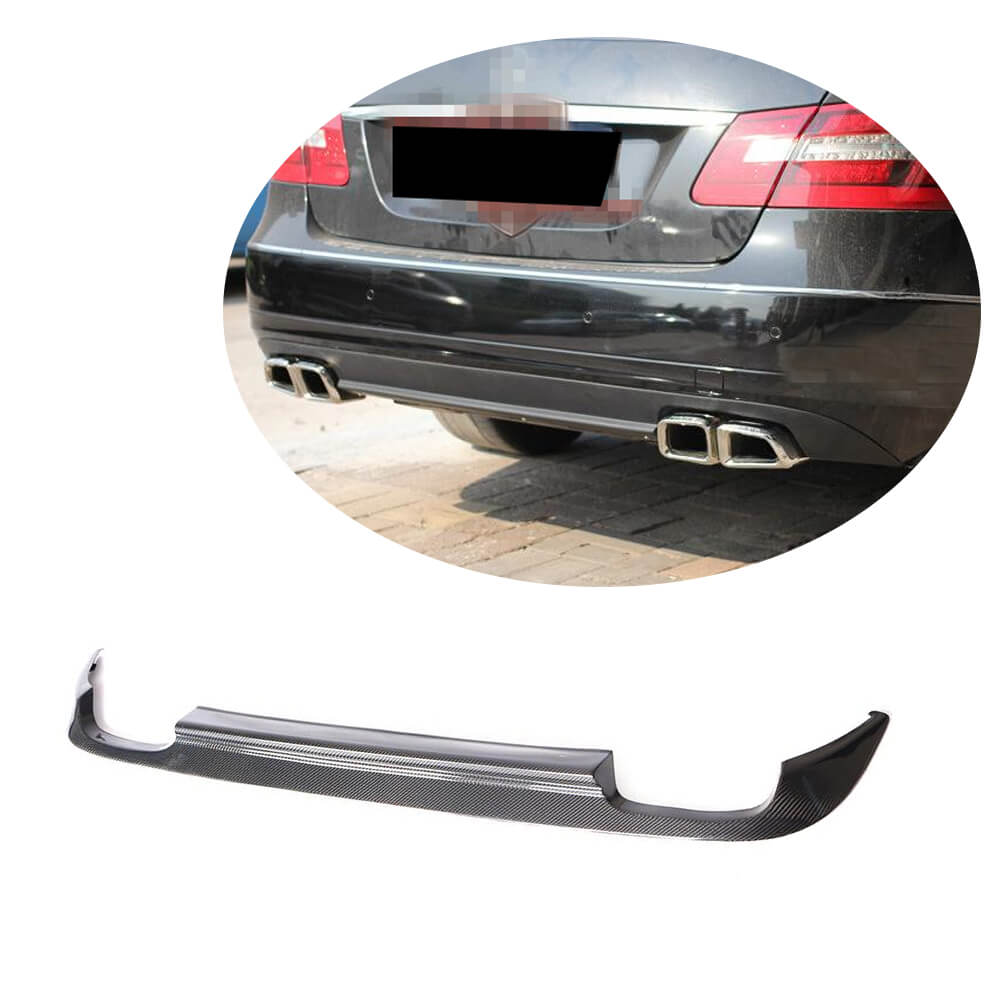 Mercedes Benz W212 Carbon Fiber Rear Bumper Diffuser | Exterior Mods