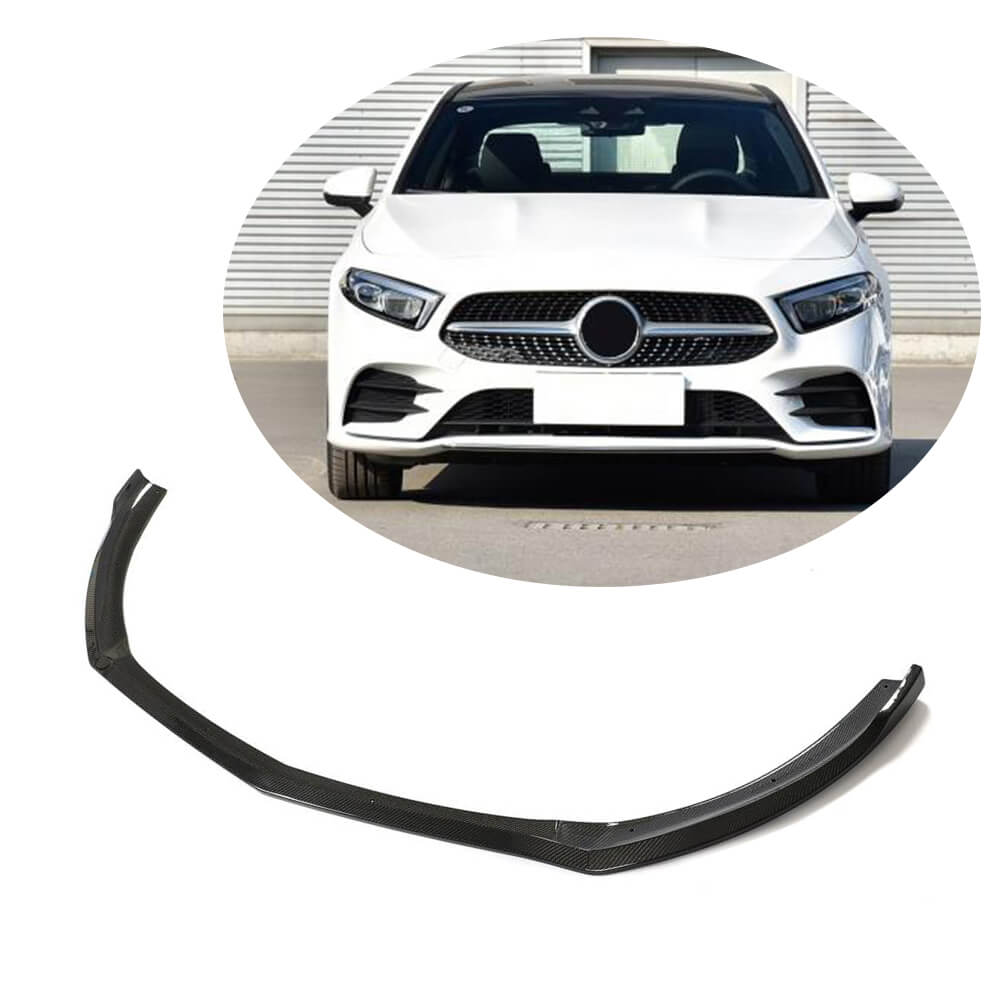 Mercedes Benz W177 Carbon Fiber Front Bumper Lip | Custom, Factory