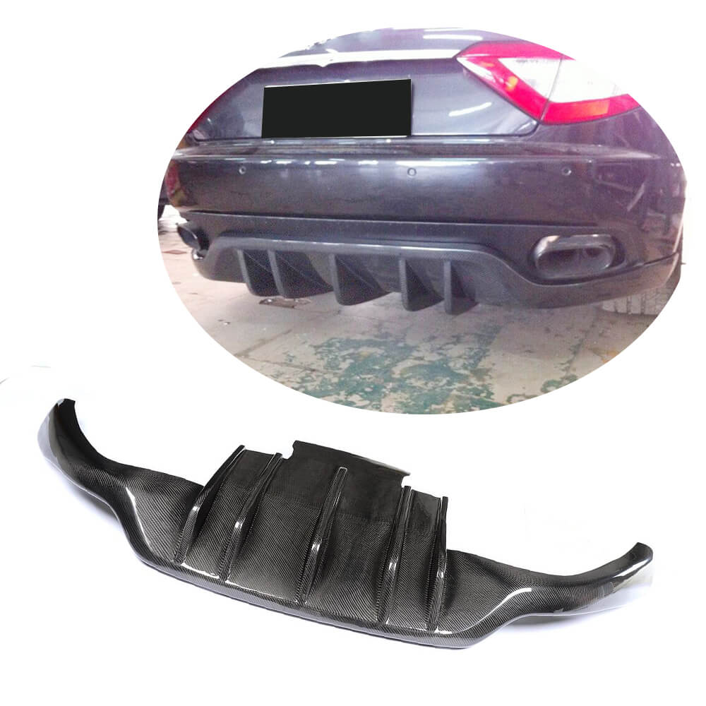Maserati GT Carbon Fiber Rear Bumper Diffuser | Custom, Factory Outlet