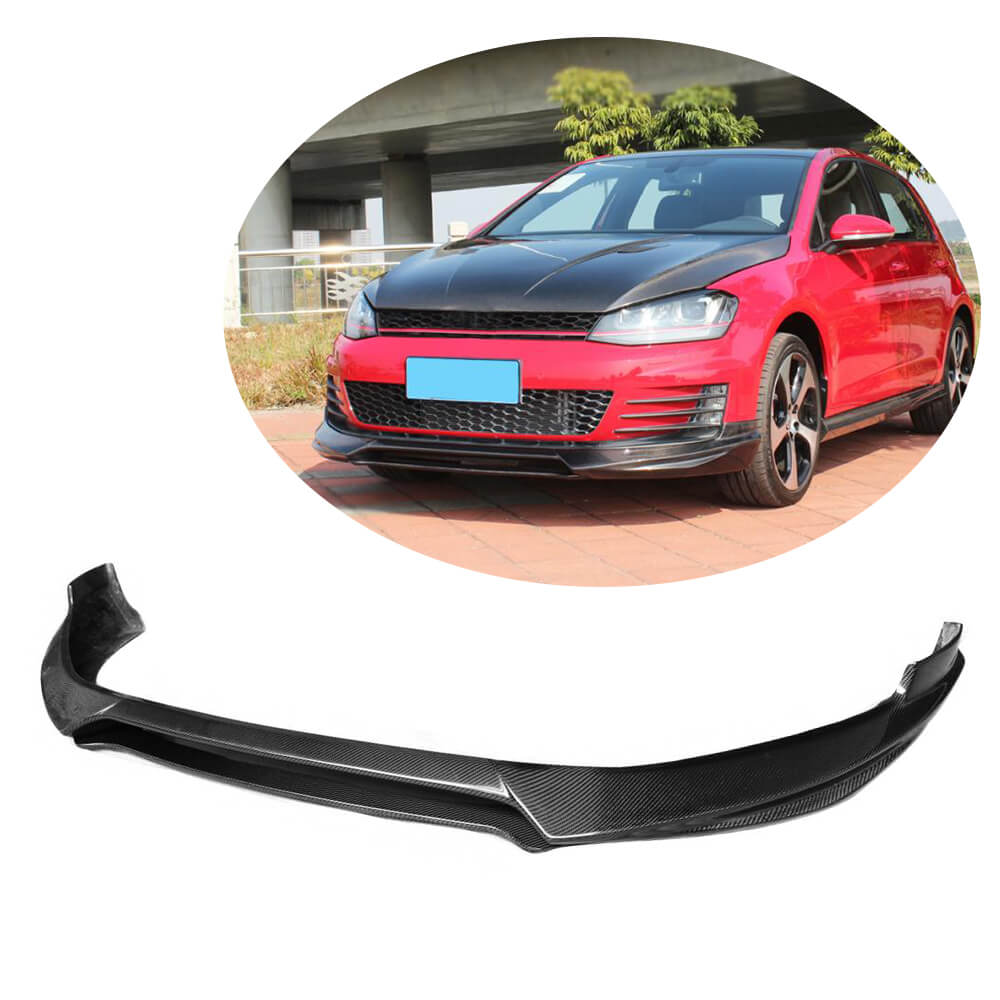 Volkswagen Golf 7 GTI Carbon Fiber Front Lip Spoiler | Custom VW