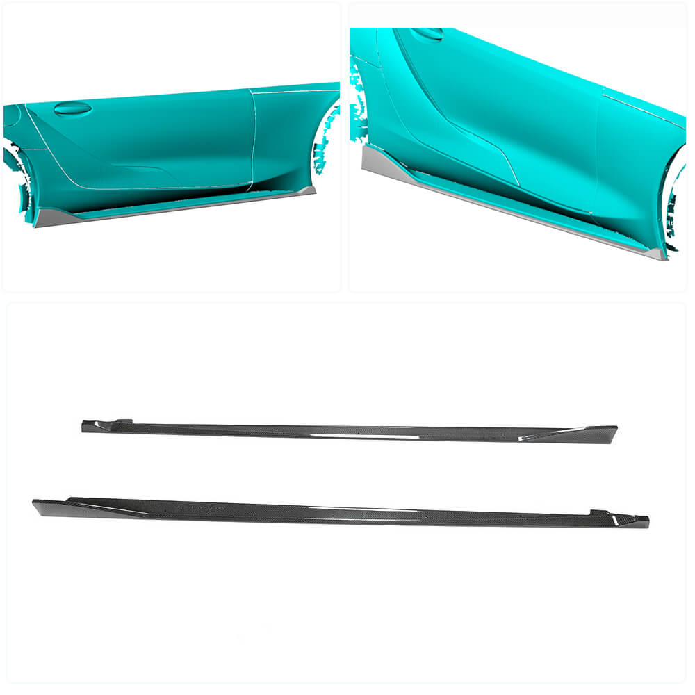 Toyota GR Supra J29 MK5 (A90/A91) 2019-2023 Side Skirts Carbon Fiber ...