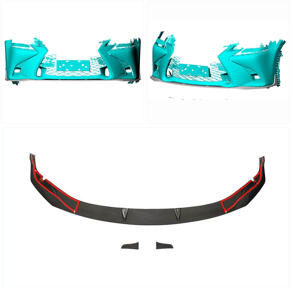 Get Lexus GS Front Bumper Lip Spoiler | Carbon Fiber Parts for Lexus