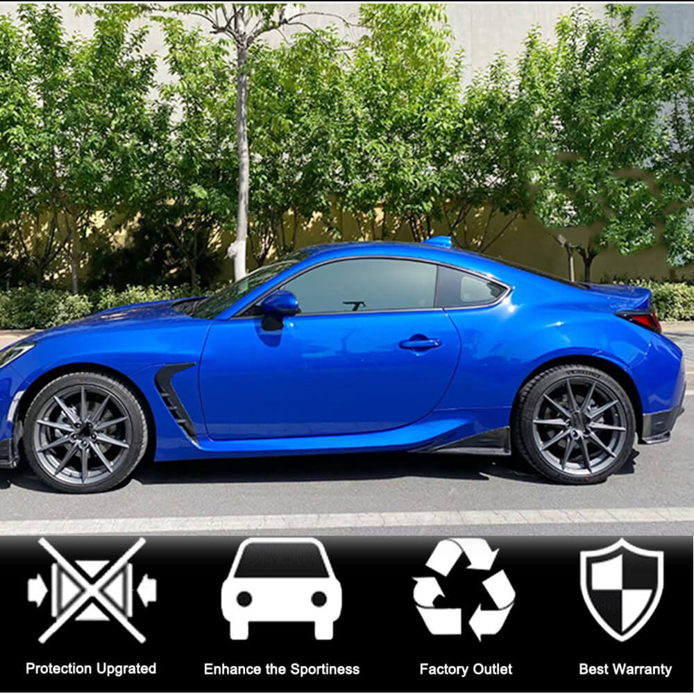 Subaru BRZ Toyota GR86 Carbon Fiber Rear Bumper Splitters